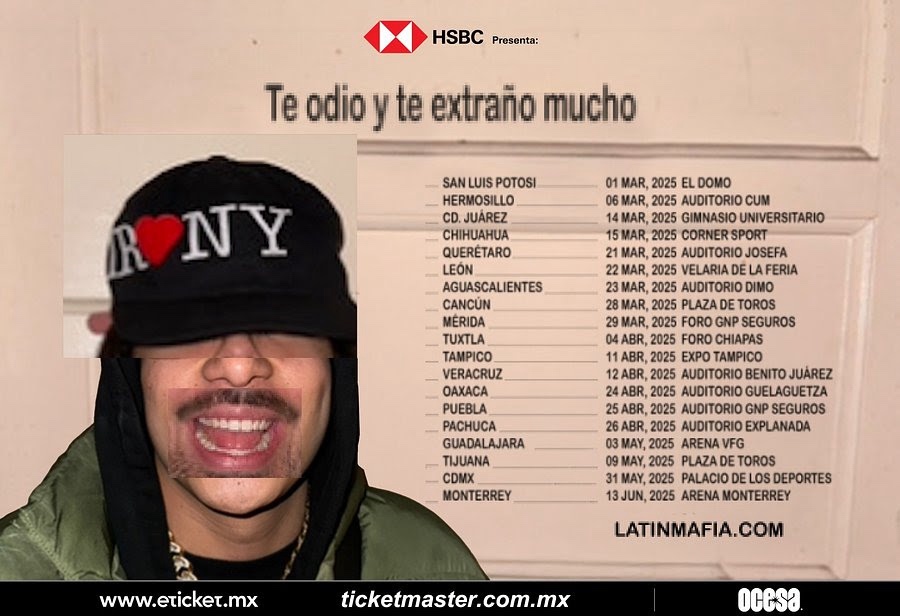 Latin Mafia Anuncia Gira Nacional “Te Odio y Te Extraño Mucho” - aleteo